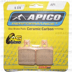 Apico S3 Rear Disc Brake Pads For Moto Guzzi V35 350 II (12 spoke Cast ...